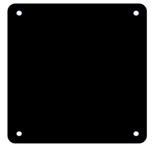120mm fan hole cover plate – PC Fan Hole Covers